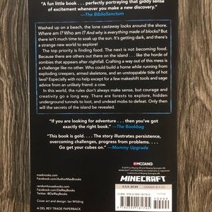 Other | Mojang Minecraft The Island Book By Max Brooks | Poshmark